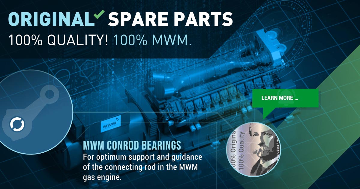 MWM Conrod Bearings, Gas Engine Original Spare Part